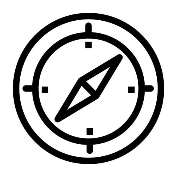 Compass Direction Location Icon Outline Style Stock Vector by ...