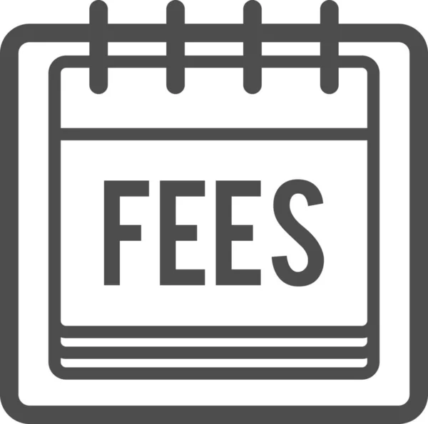 Benefit Fees Paid Icon Outline Style Stock Vector by ©iconfinder 470040458