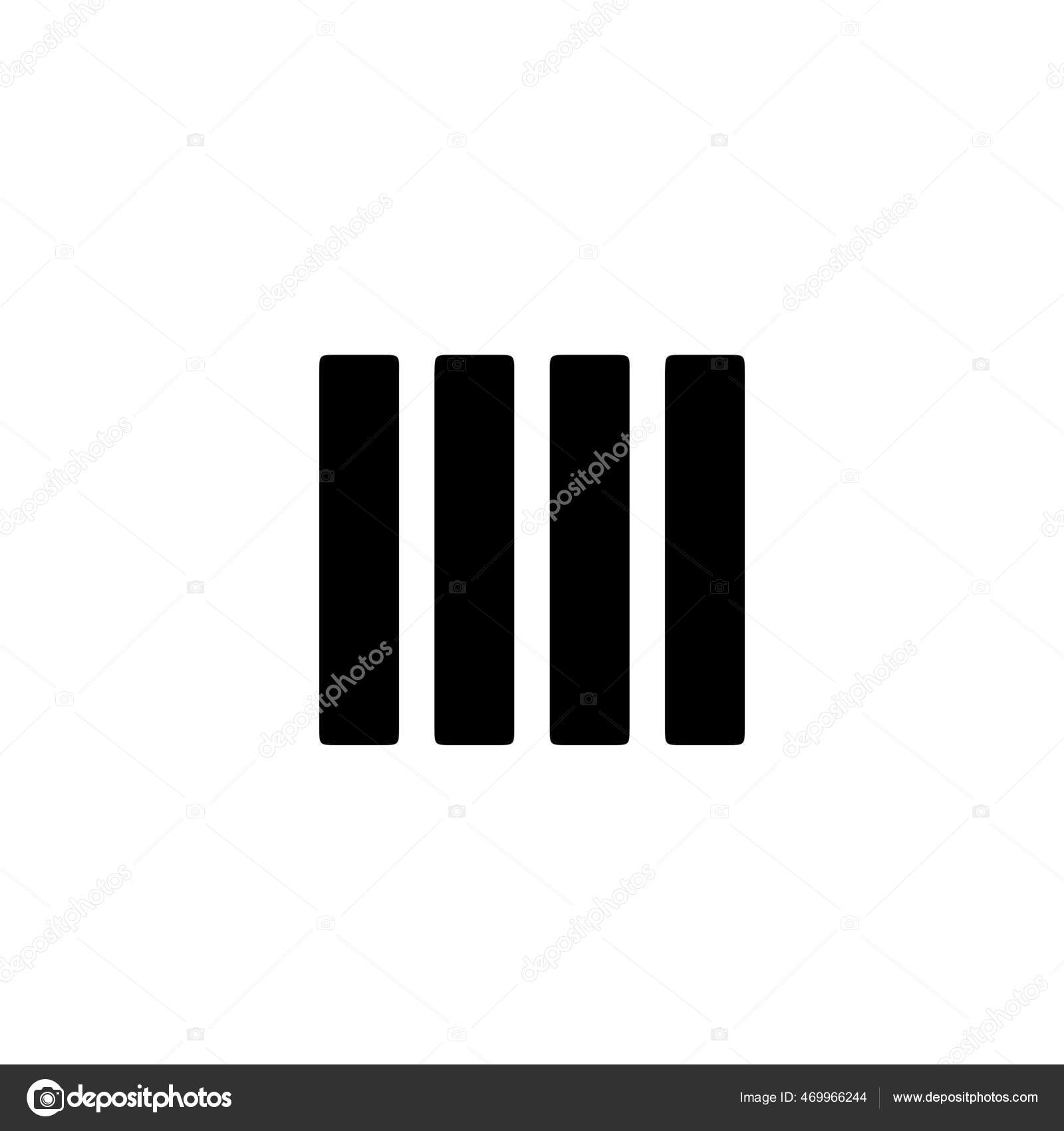 Column Grid Layout Icon Solid Style Stock Vector Image by ©iconfinder ...