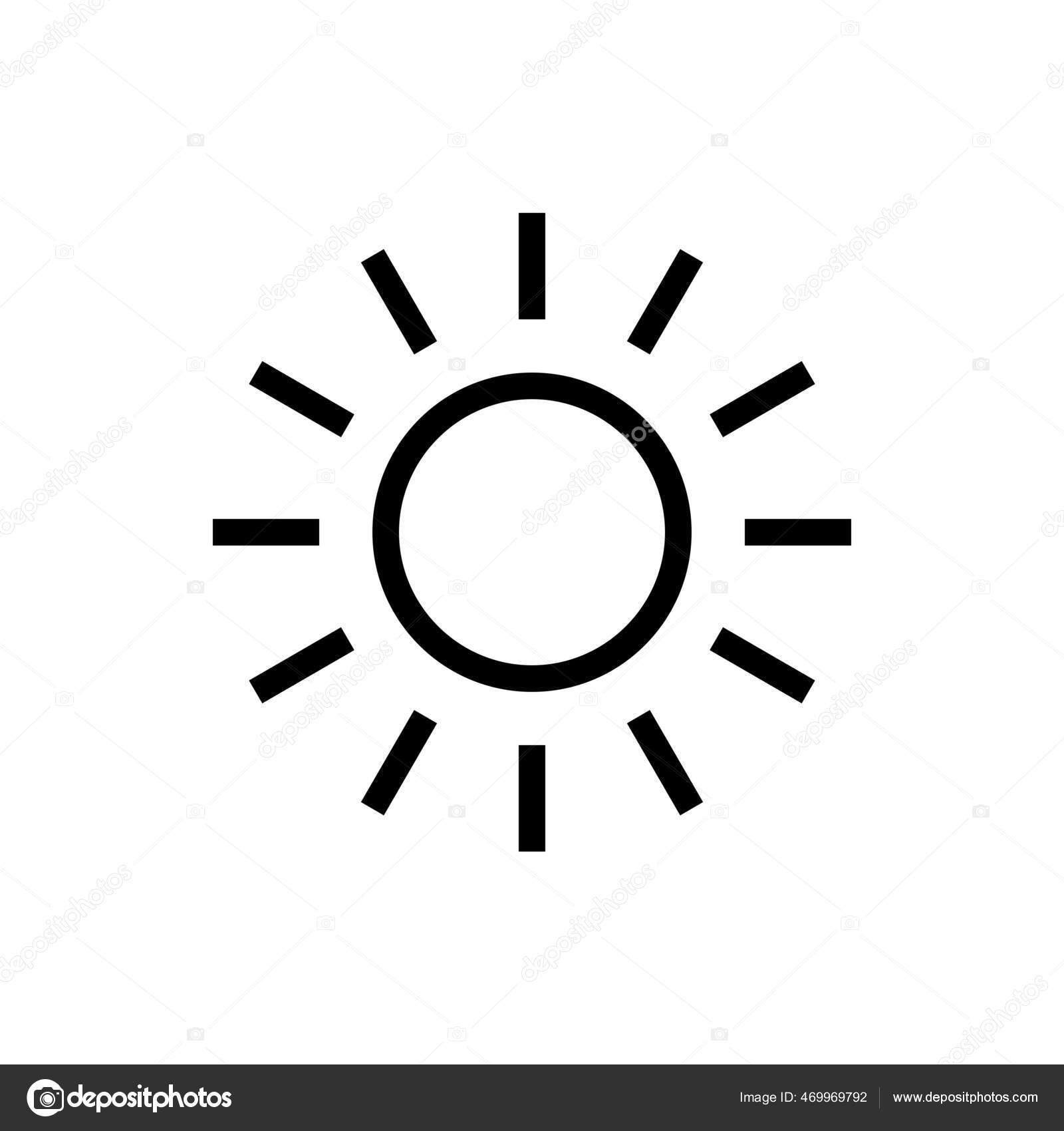 Brightness Camera Device Icon Outline Style Stock Vector by ©iconfinder ...