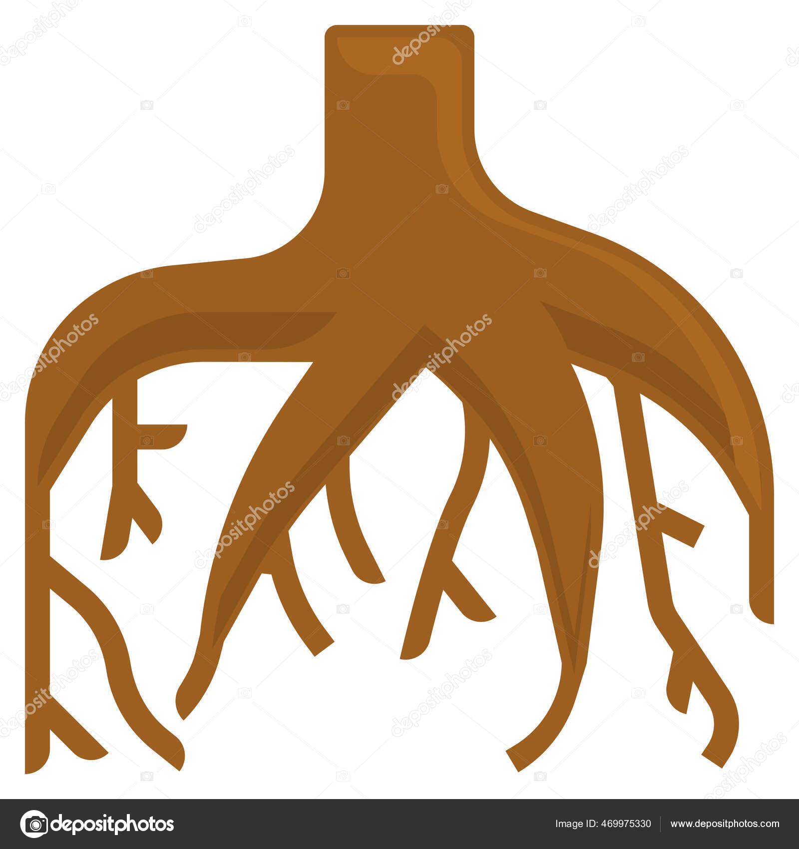 Branch Plant Root Icon Stock Vector Image by ©iconfinder #469975330