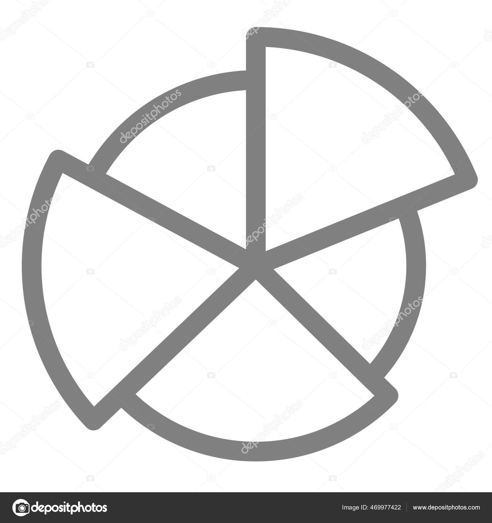 Chart Circle Pie Icon Outline Style Stock Vector Image by ©iconfinder ...
