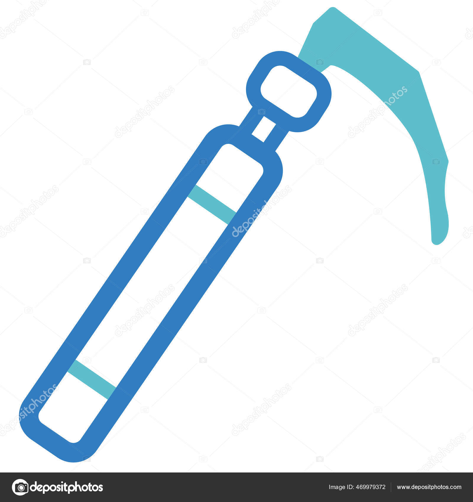 Icono Intubación Endotraqueal Emergencia Estilo Esquema Vector de stock ...