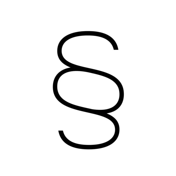 Símbolo de sección imágenes de stock de arte vectorial | Depositphotos