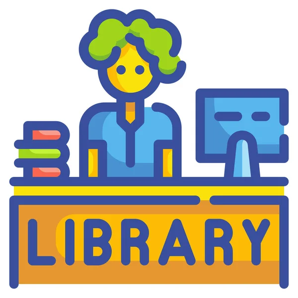 Library incharge imágenes de stock de arte vectorial | Depositphotos