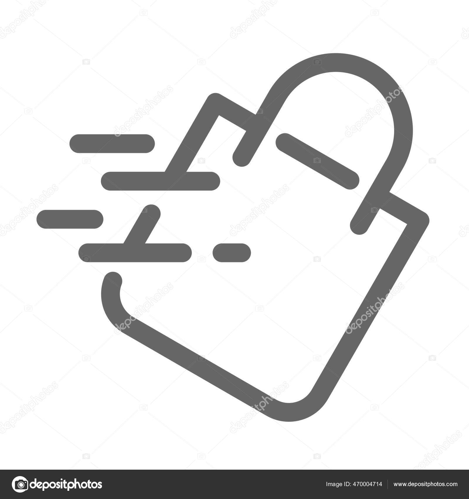 Bag Fast Quick Icon Stock Vector by ©iconfinder 470004714
