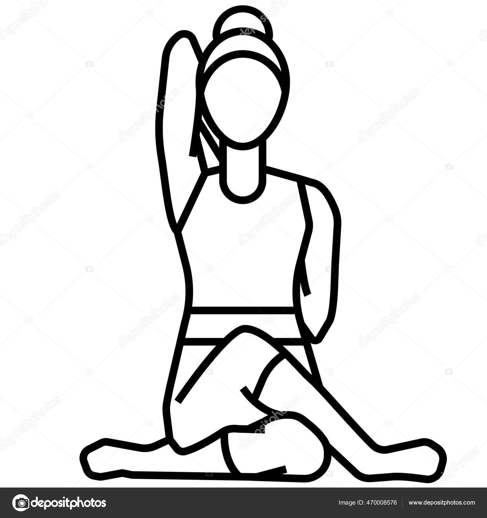 Cow Face Pose Icon Outline Style Stock Vector by ©iconfinder 470008576