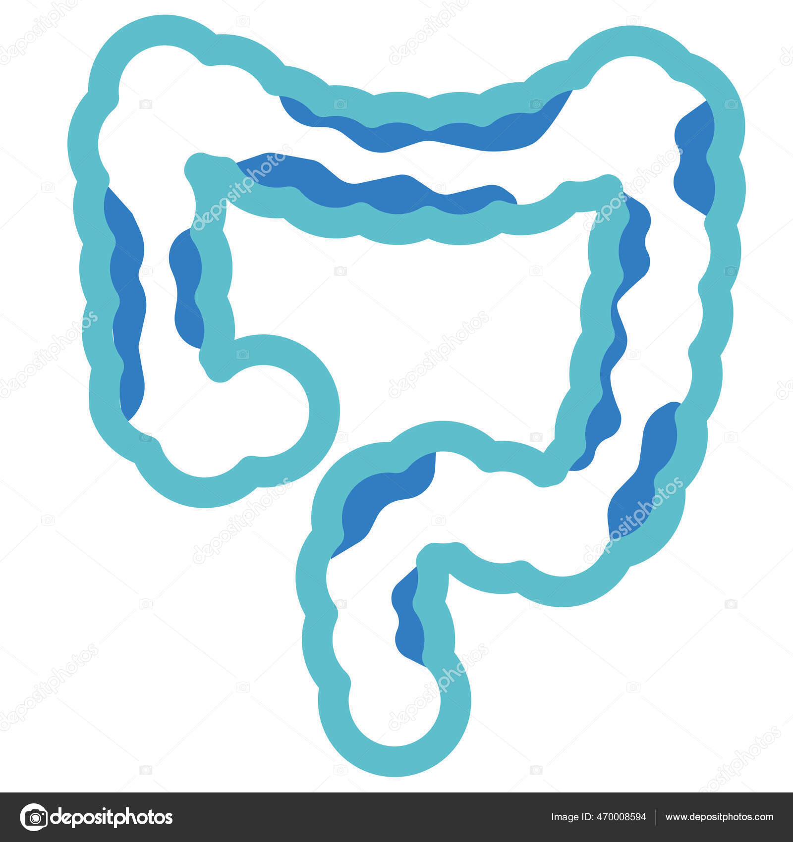 Cancer Colon Disease Icon Solid Style Stock Vector Image by ©iconfinder ...