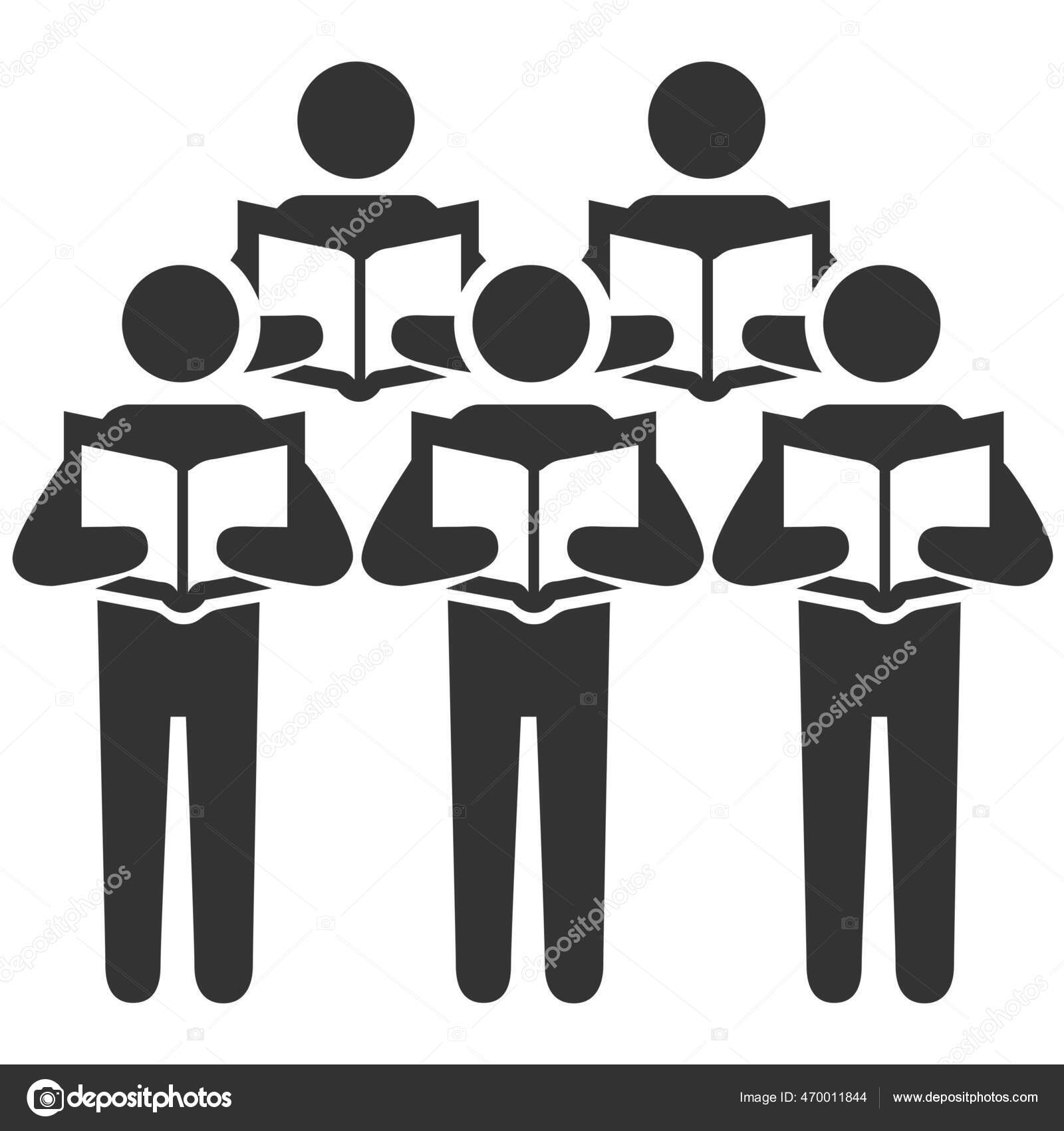 Coro Coro Icono Clave Estilo Sólido Stock Vector by ©iconfinder 470011844