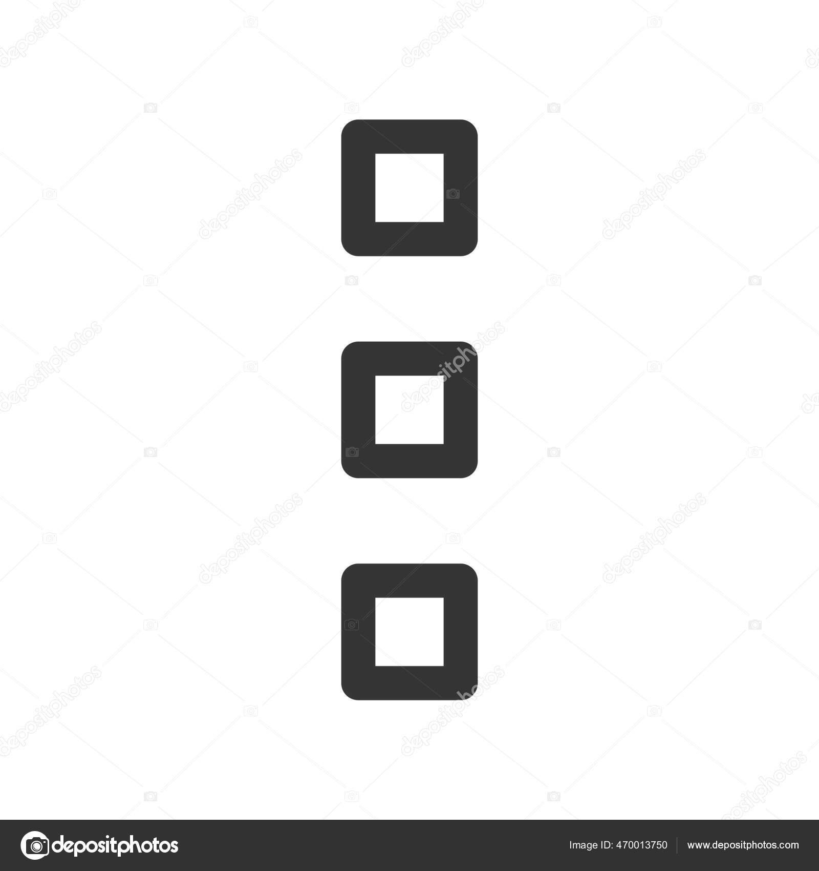 Ellipsis Layout Loading Icon Outline Style Stock Vector by ©iconfinder ...