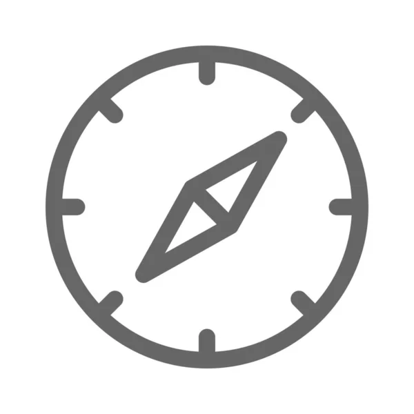 Compass Direction Location Icon Outline Style Stock Vector by ...