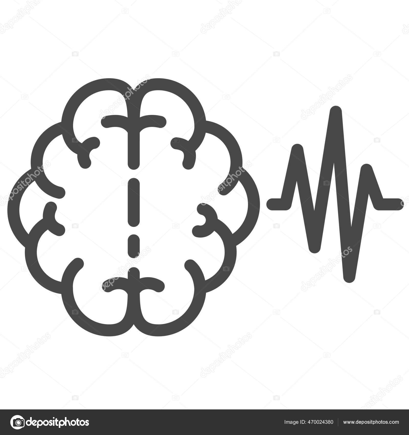 Brain Gray Matter Nervous System Icon Outline Style Stock Vector Image ...