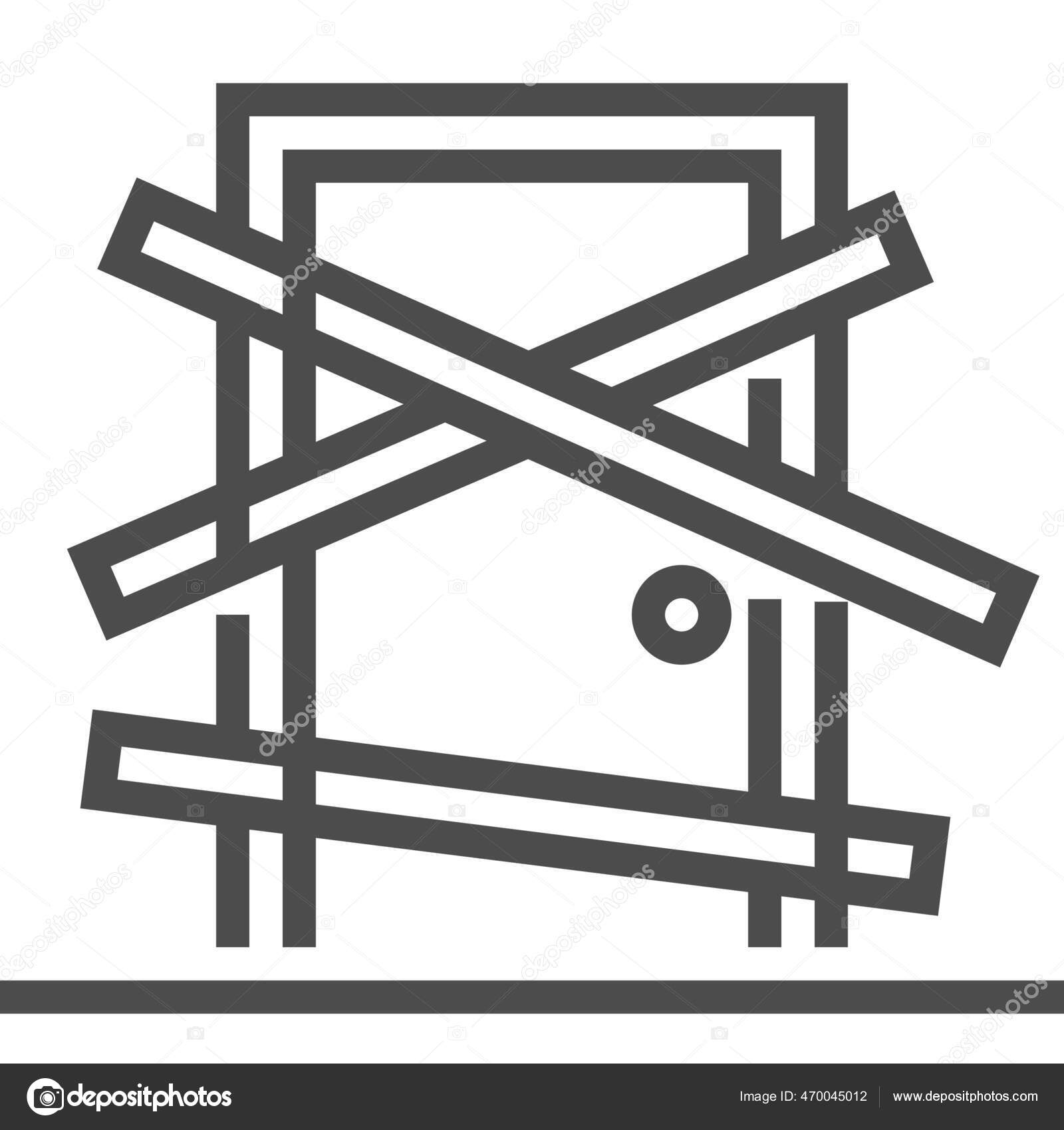 502 Error Bad Gateway Blocked Icon Infrastructure Category Stock Vector ...