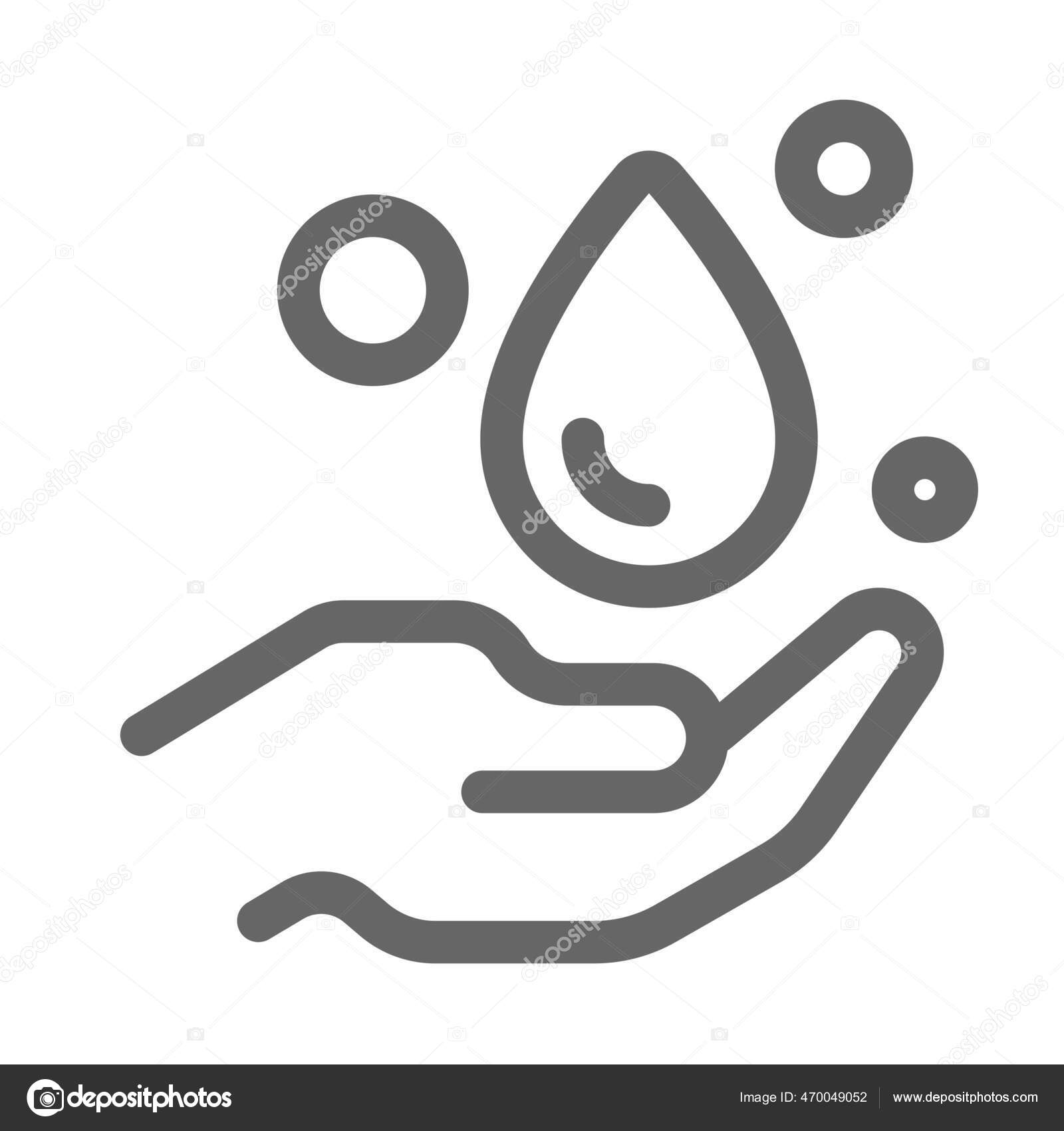 Care Fresh Hand Icon Outline Style Stock Vector by ©iconfinder 470049052