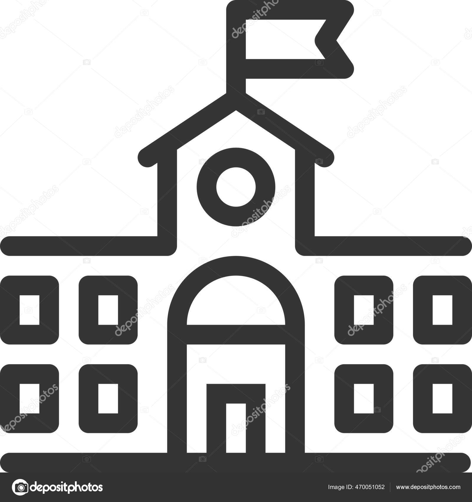 Icono Los Grados Cúbicos Cálculo Estilo Esquema Vector de stock ...