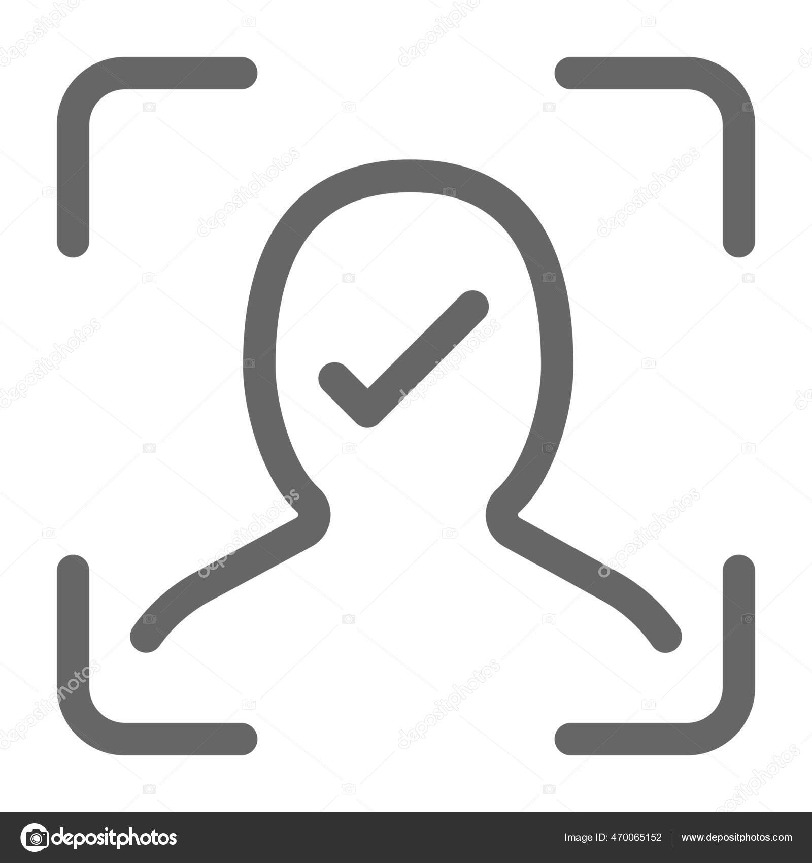 Access Authentication Biometric Icon Stock Vector by ©iconfinder 470065152
