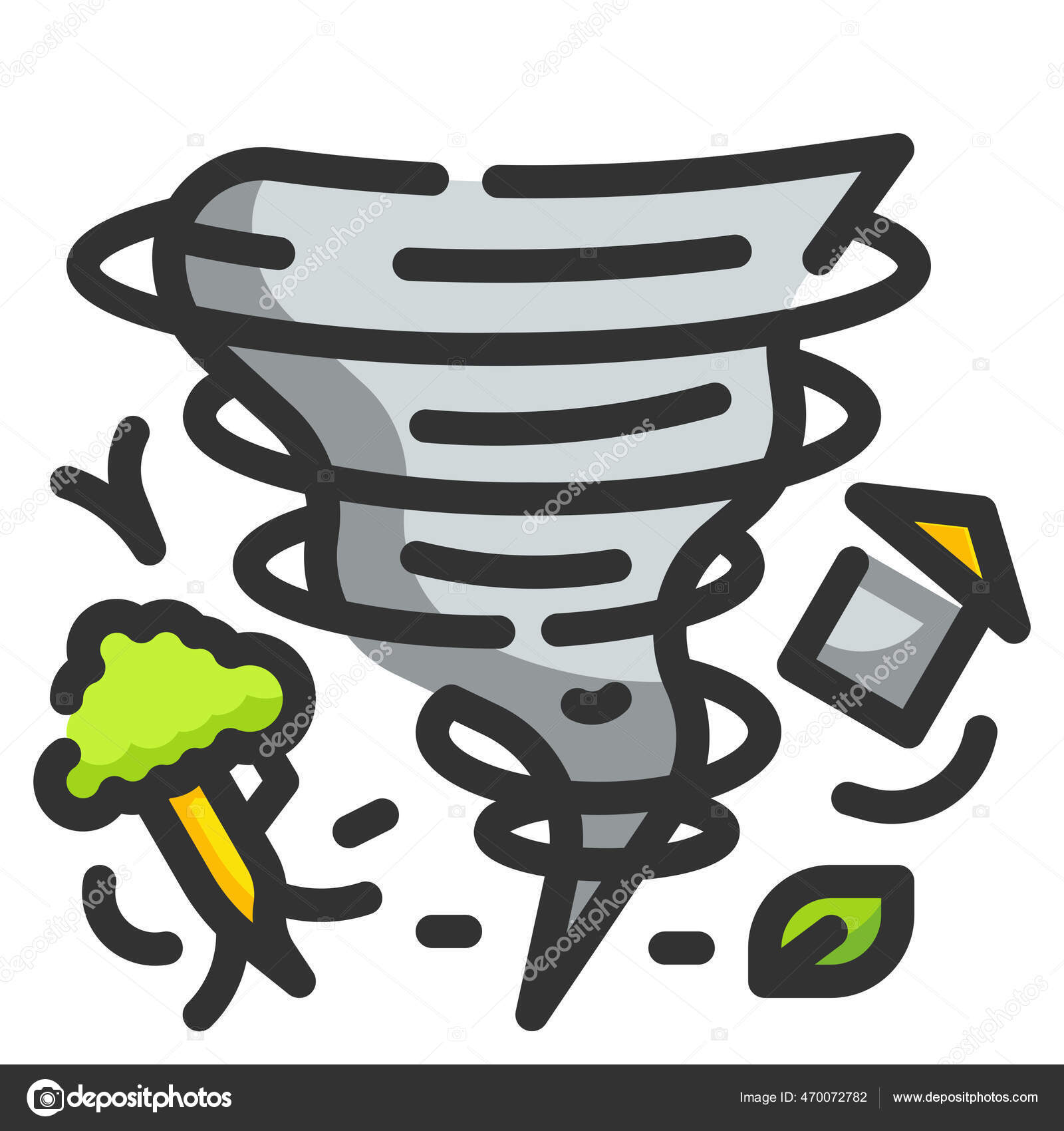 Tornado Weather Symbol