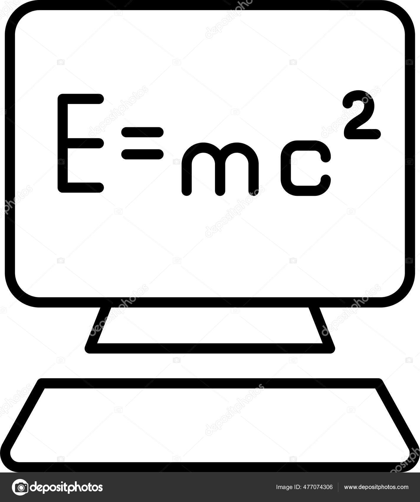 Computer Educational Formula Icon Stock Vector by ©iconfinder 477074306