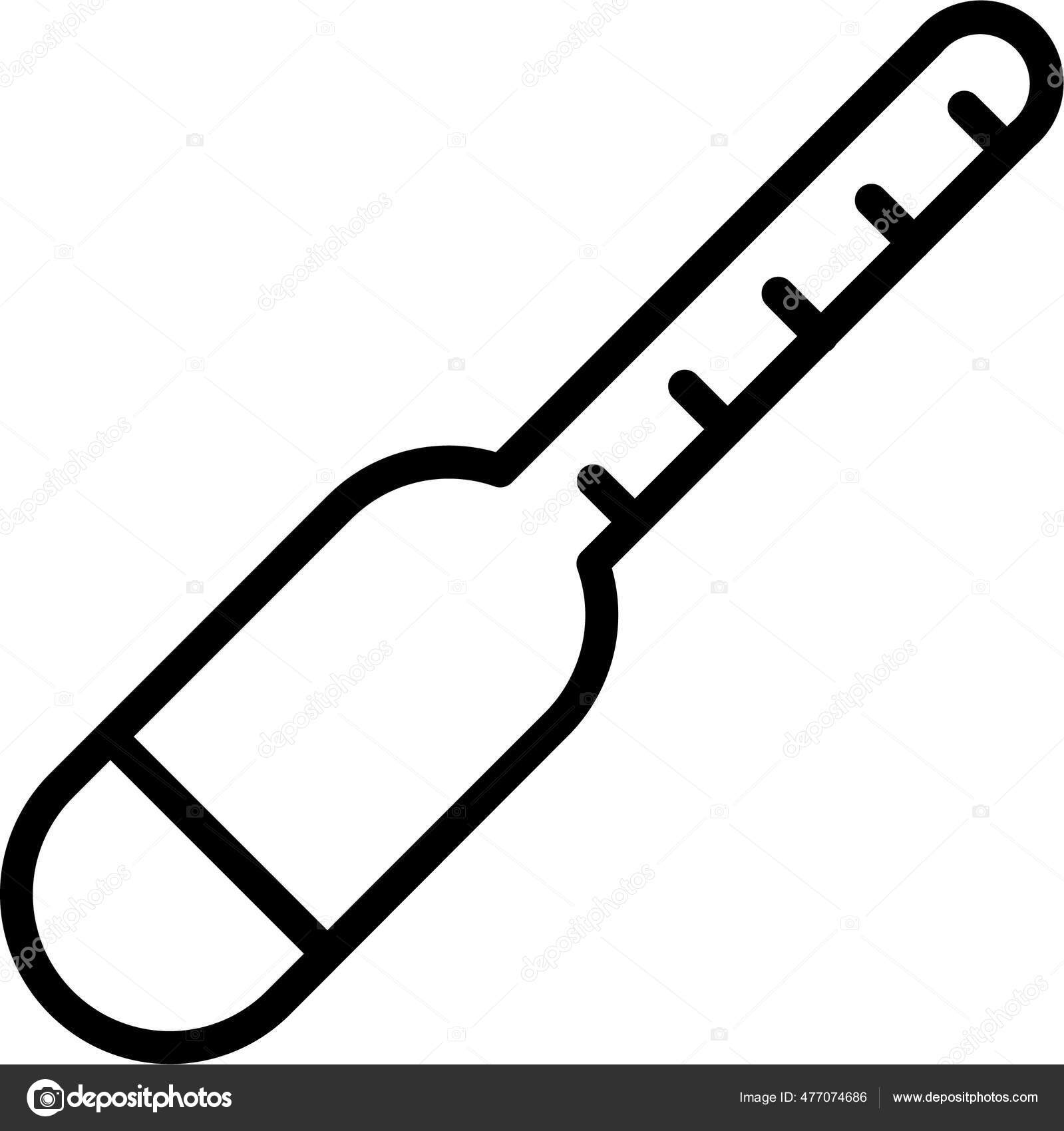 Alcoholmeter Alcoholometer Barometer Icon Outline Style Stock Vector ...