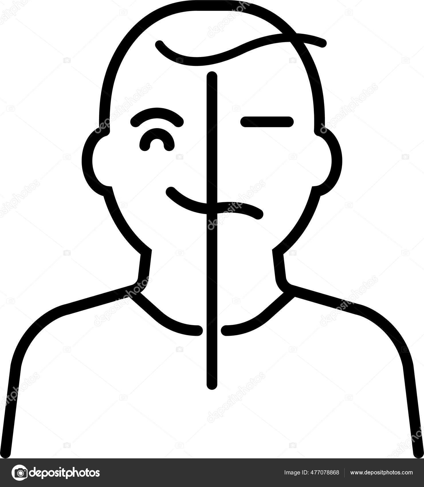Atrophy Diseases Face Icon Stock Vector by ©iconfinder 477078868