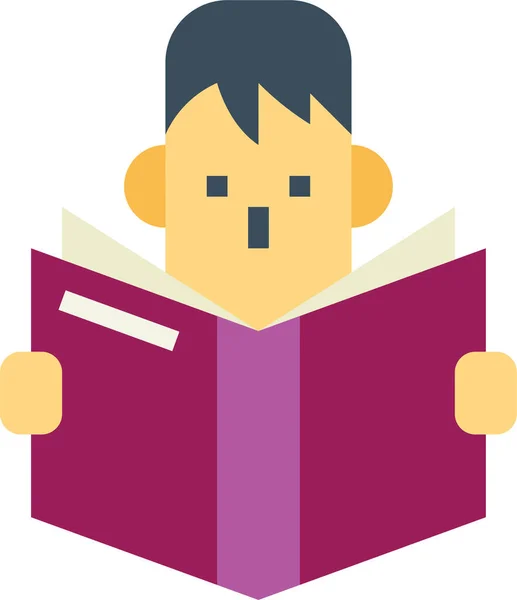 Lectura Aprendizaje Educación Icono Vector de stock #490685956 de ...
