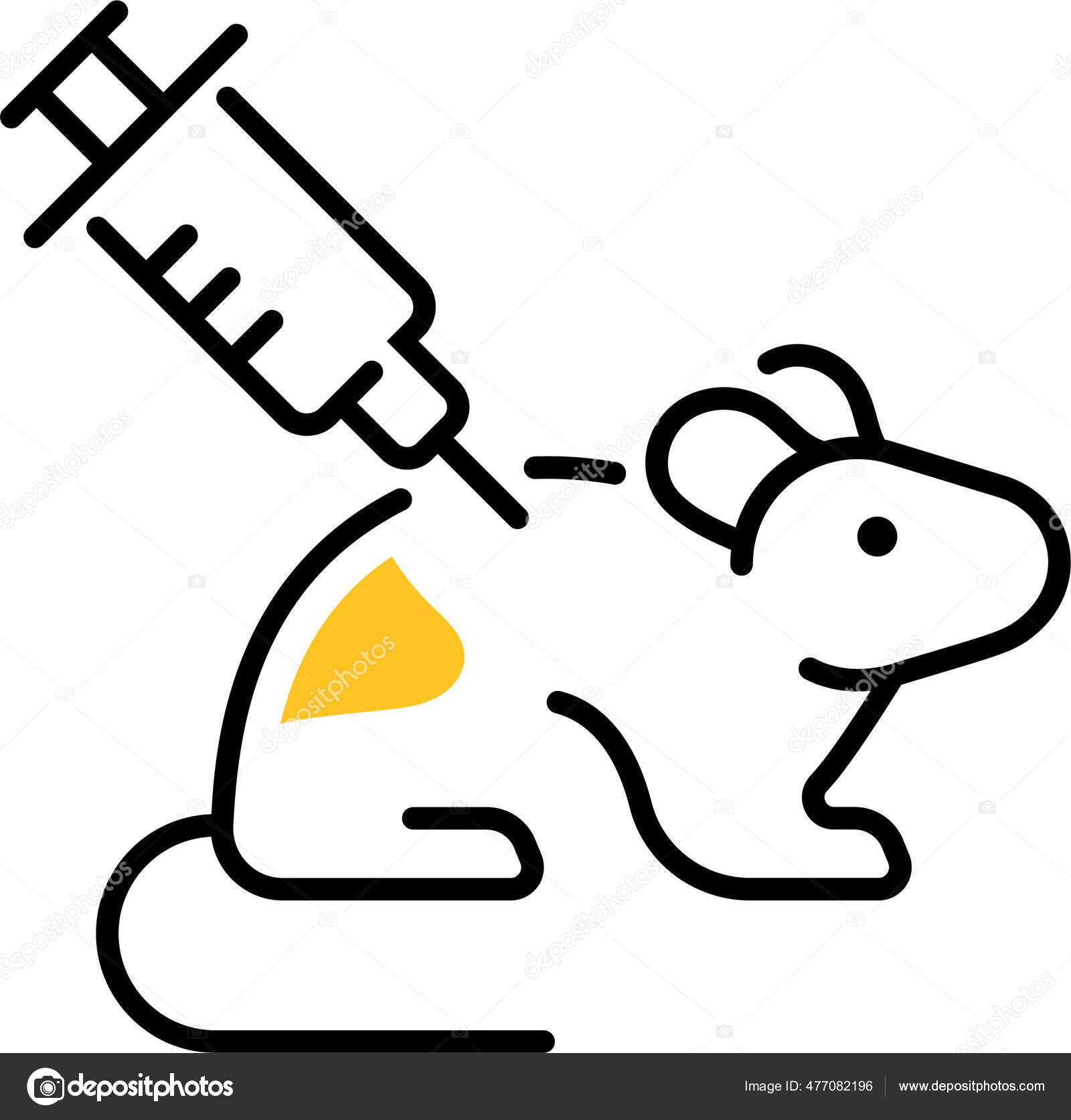 Mice Biology Experiments Icon Stock Vector by ©iconfinder 477082196
