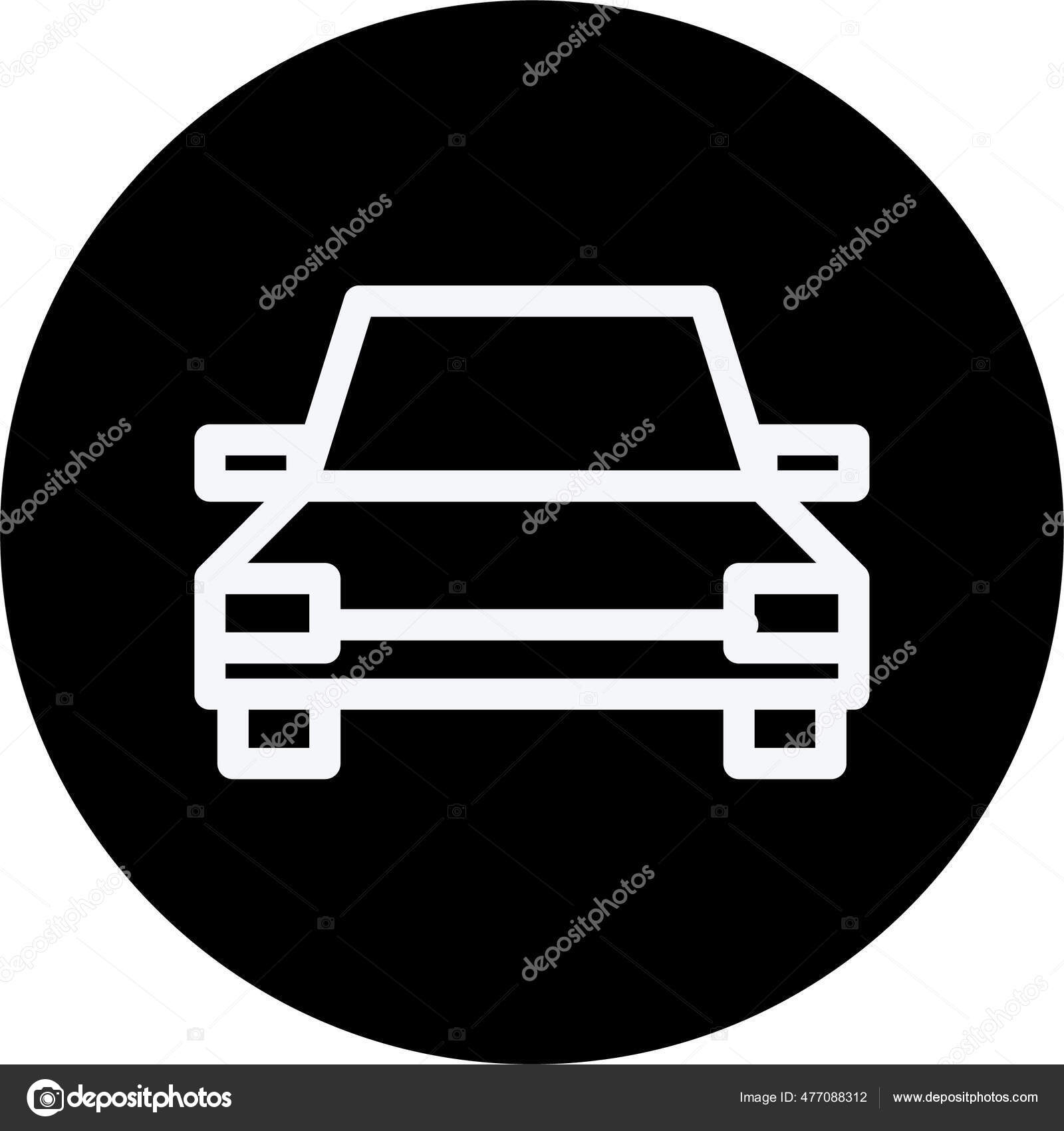 Automatización Automática Icono Coche Estilo Esquema Vector de stock ...