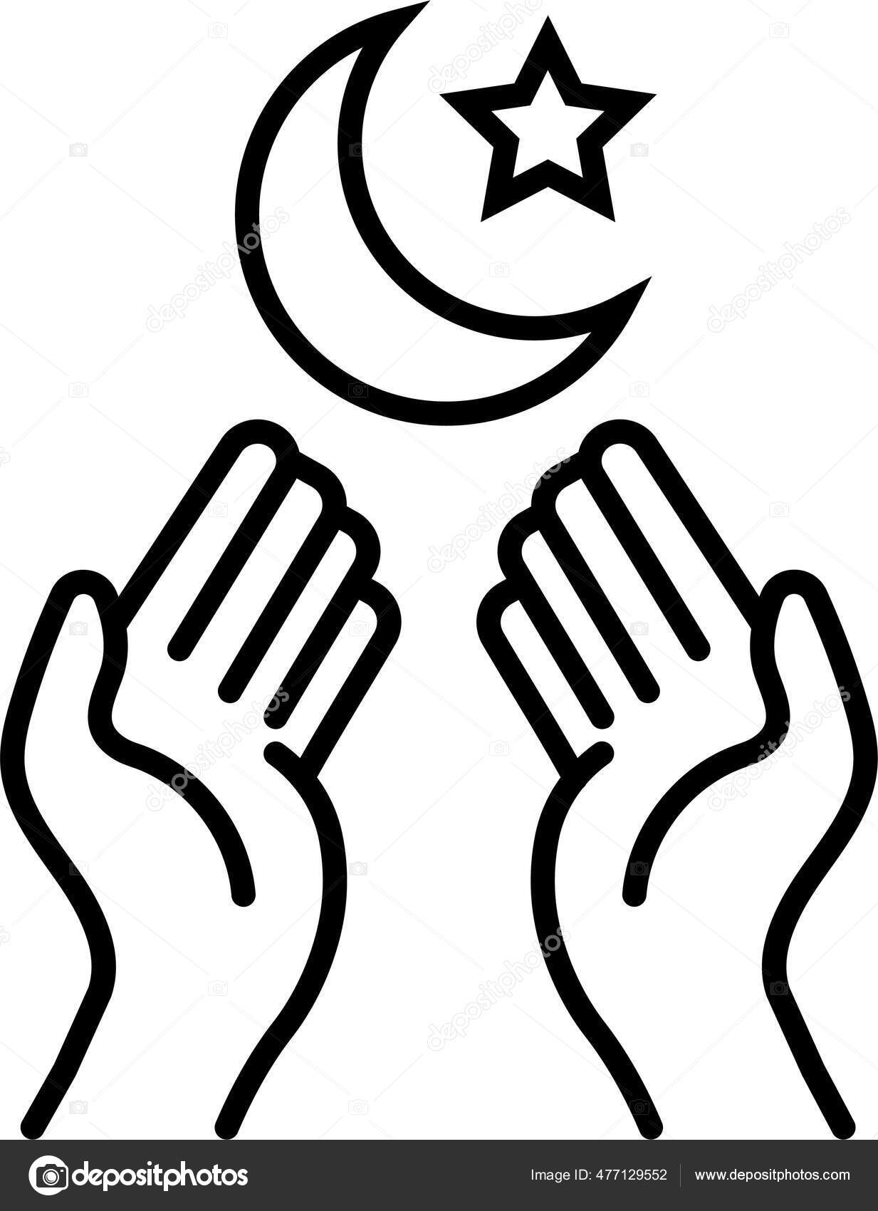 Mano Islam Icono Vector de stock #477129552 de ©iconfinder