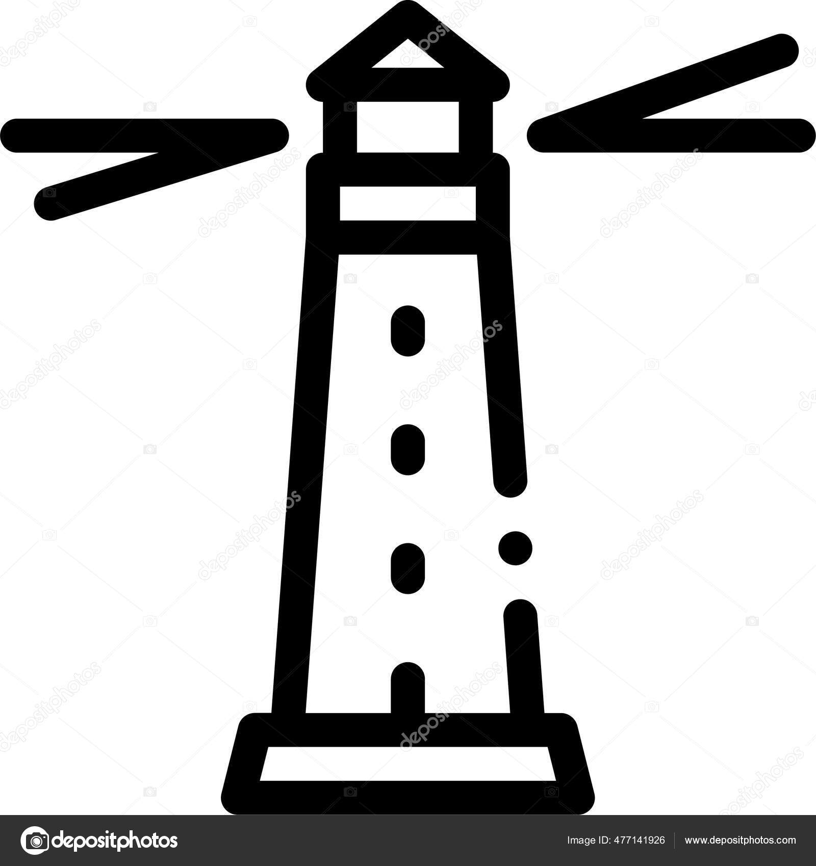 Beacon Lighthouse Cargo Icon Stock Vector by ©iconfinder 477141926