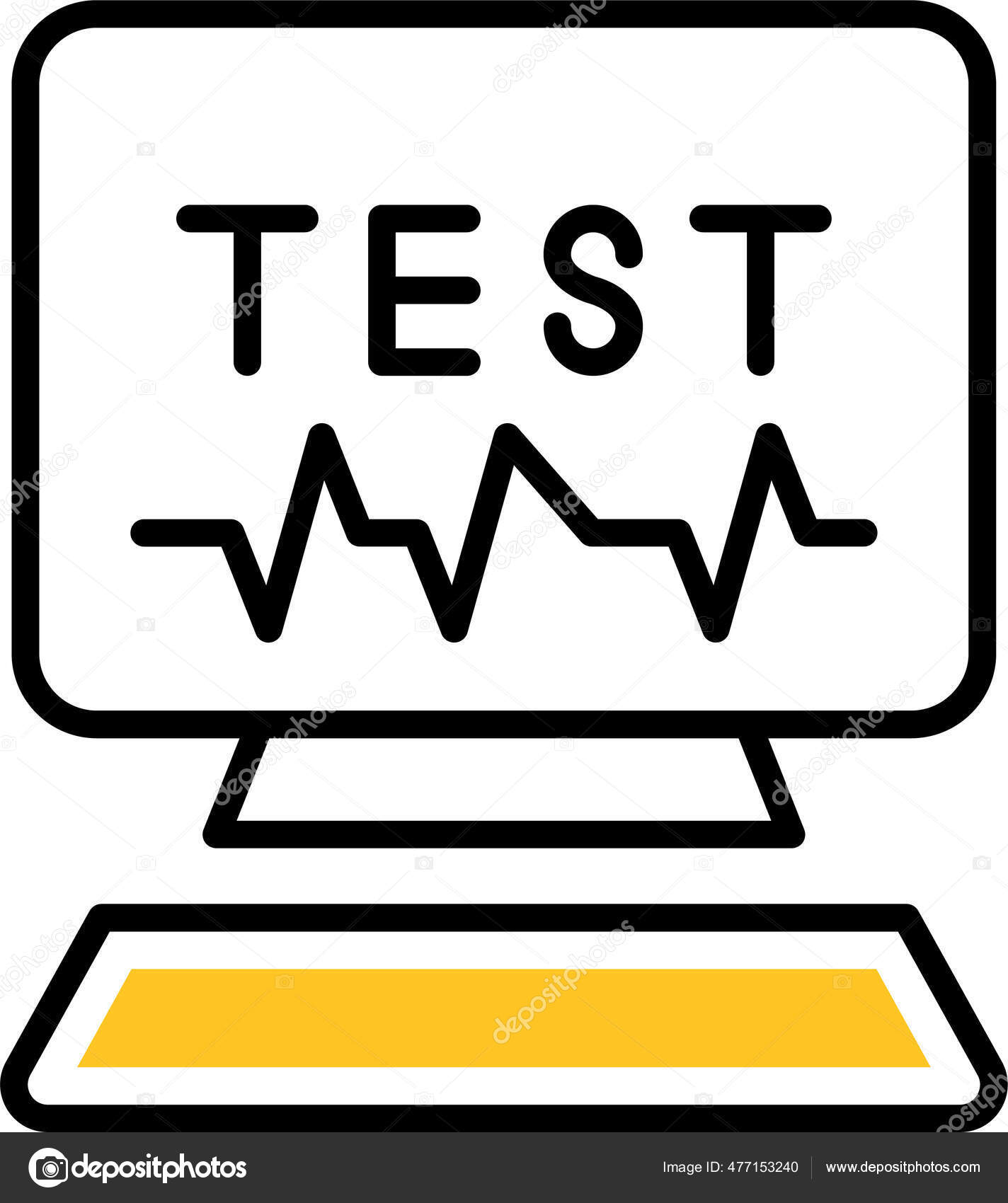 Overclocking Operation Test Icon Stock Vector by ©iconfinder 477153240