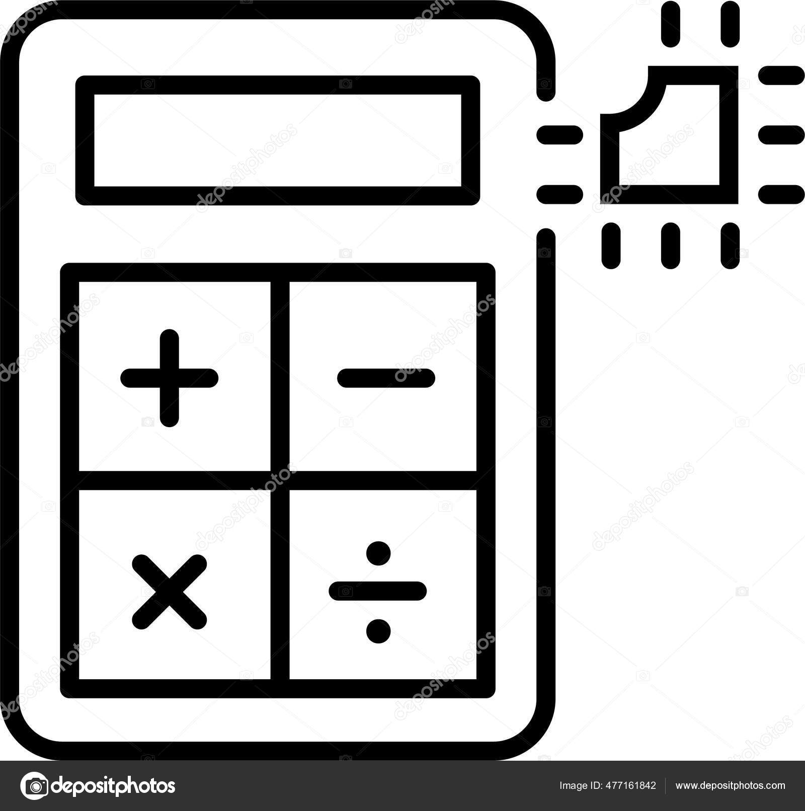 Business Calculation Calculator Icon Stock Vector by ©iconfinder 477161842
