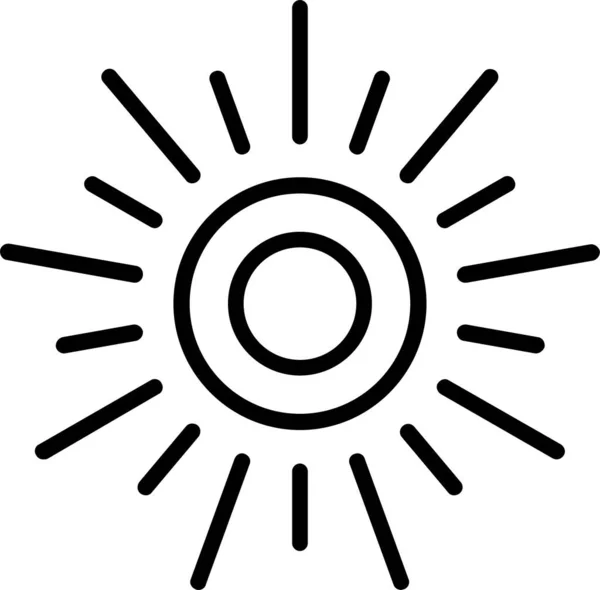 Simple Sun Outline