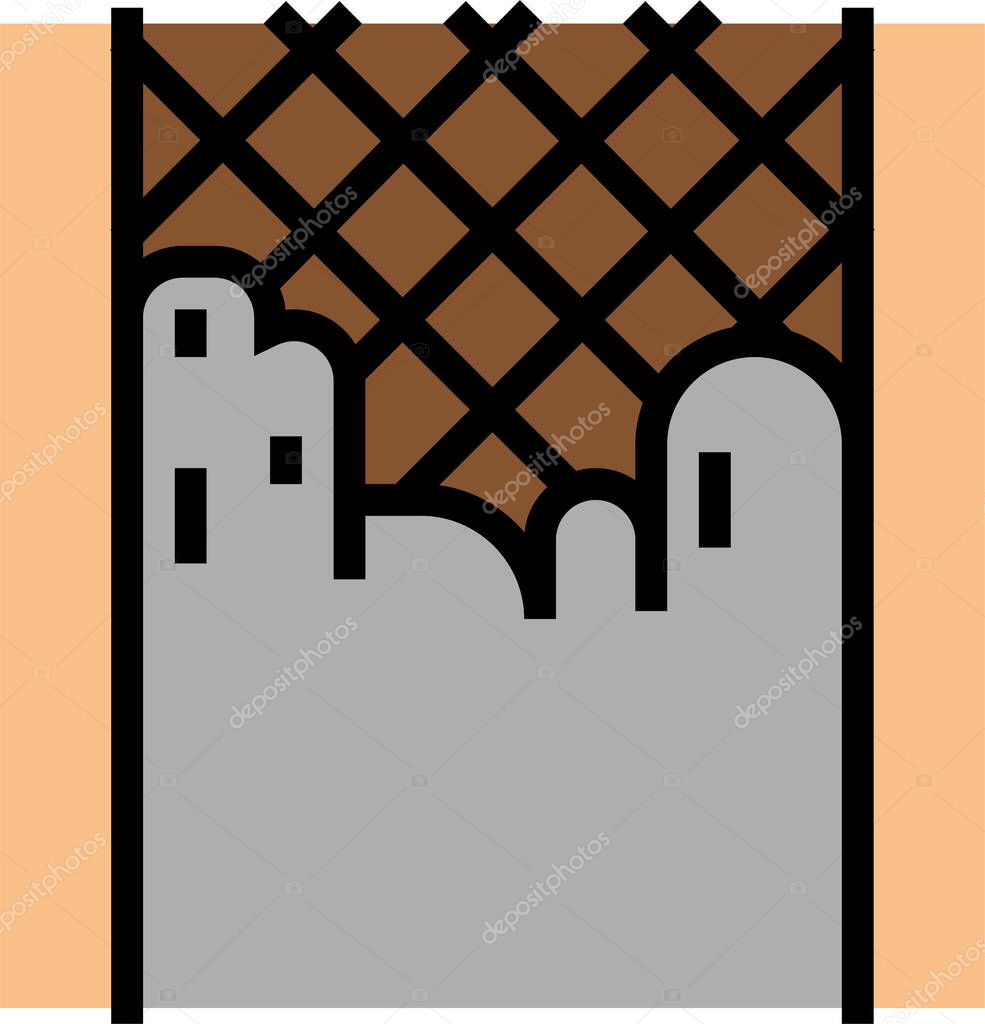 Capa Hormigón Icono Del Camino Vector de stock por ©iconfinder 478345928