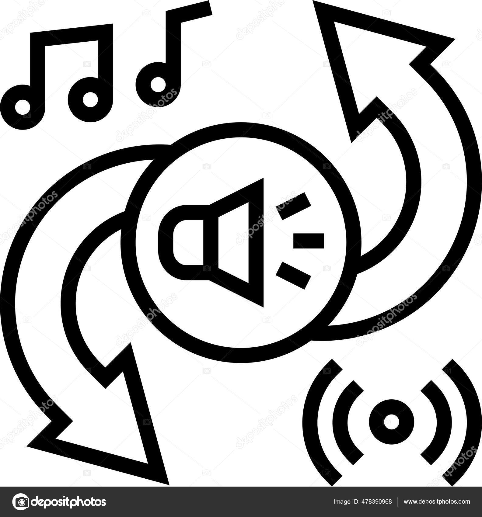 Audio Converter Files Icon Outline Style Stock Vector by ©iconfinder ...