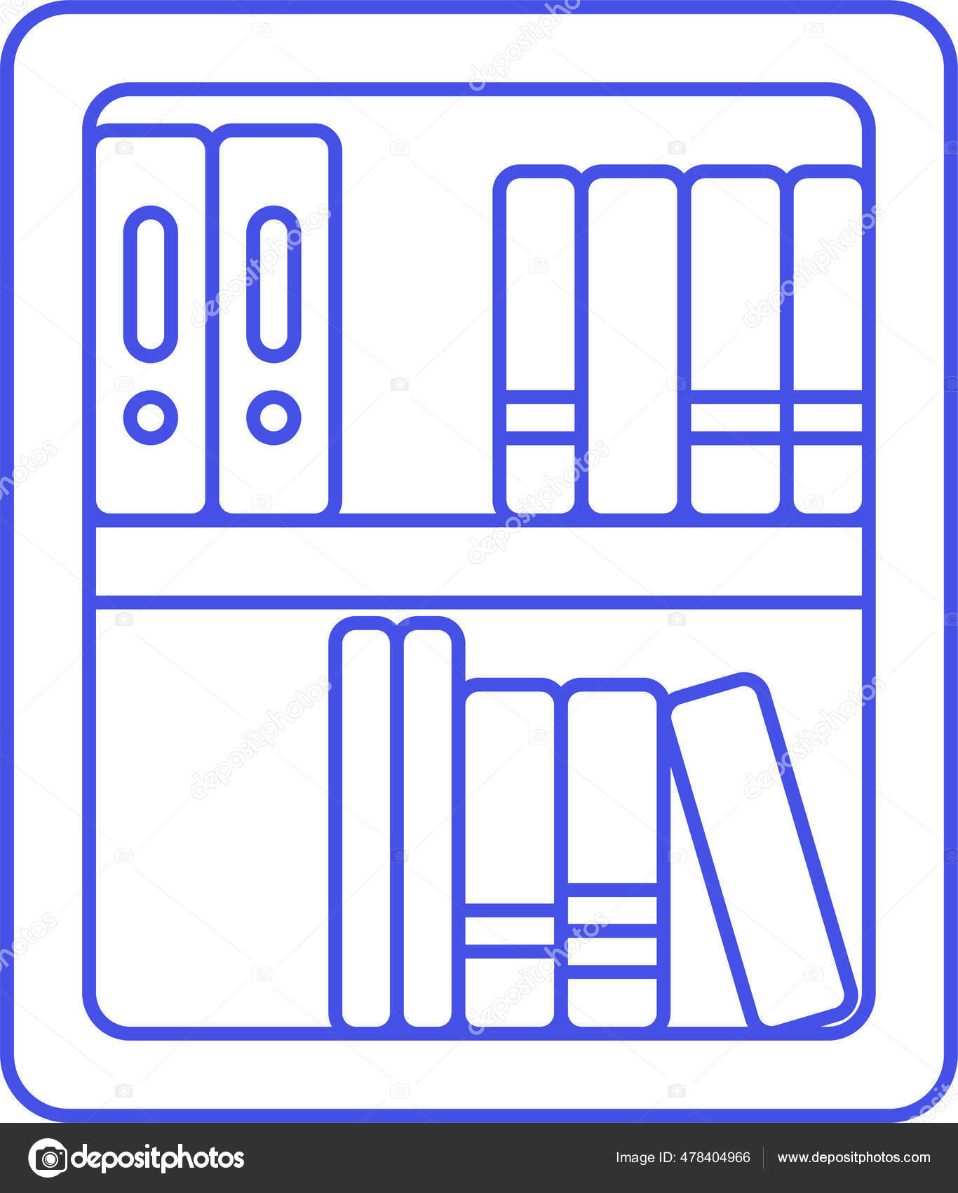 Book Books Folder Icon Stock Vector by ©iconfinder 478404966