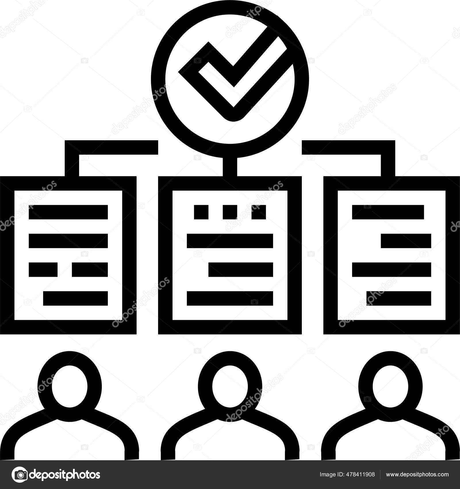 Three Way Matching Icon Stock Vector by ©iconfinder #478411908