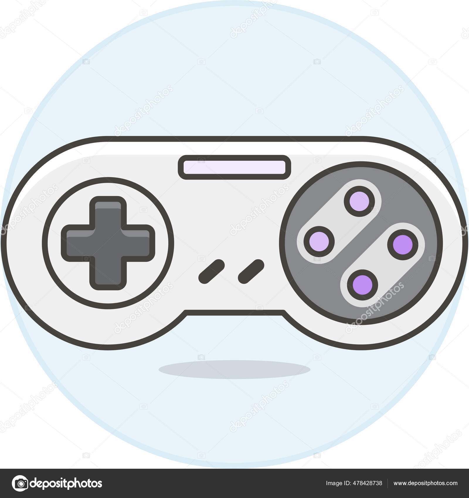 Snes Controller Vector