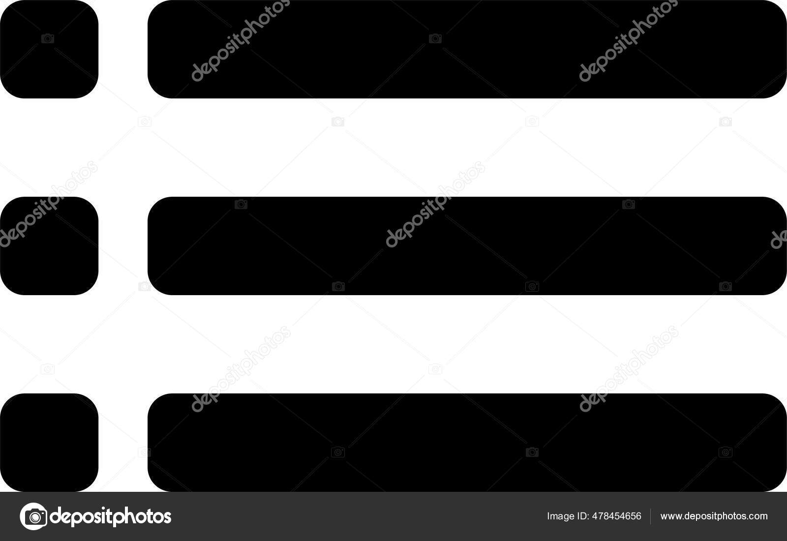 Menu List Outline Icon Outline Style Stock Vector Image by ©iconfinder ...