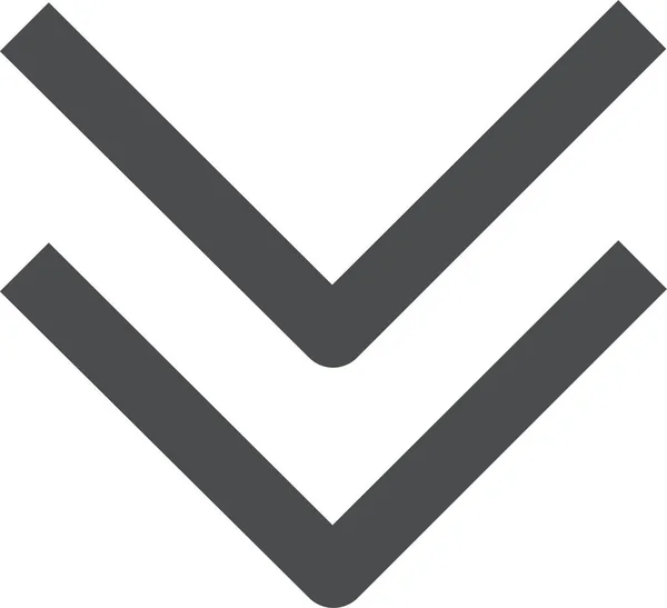 Chevron Navigation Arrow Icon Outline Style Stock Vector by ©iconfinder ...