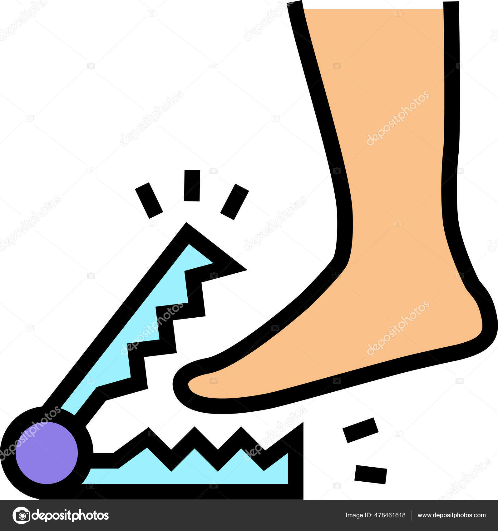 Severe Pain Icon Stock Vector by ©iconfinder 478461618
