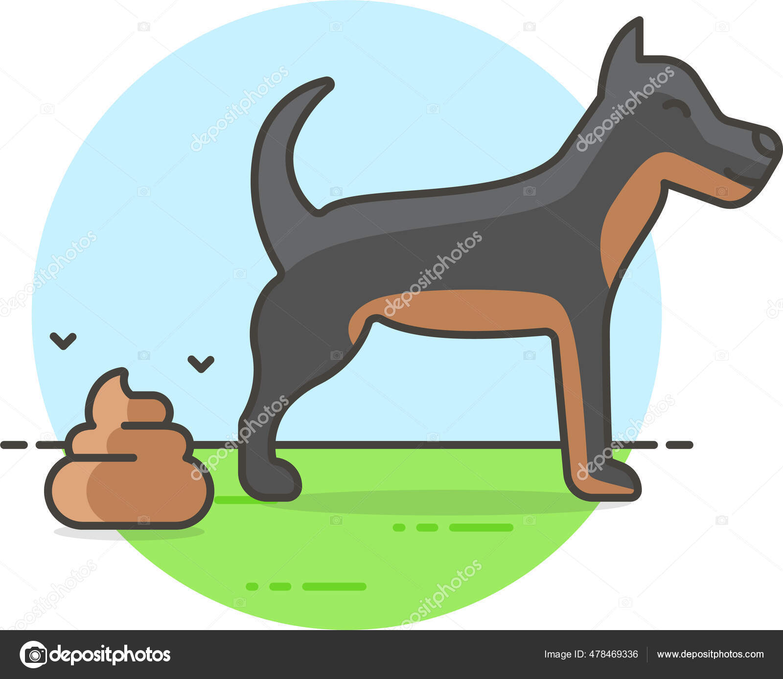 Animal Defecating Dog Icon Petvet Category Stock Vector by ©iconfinder ...