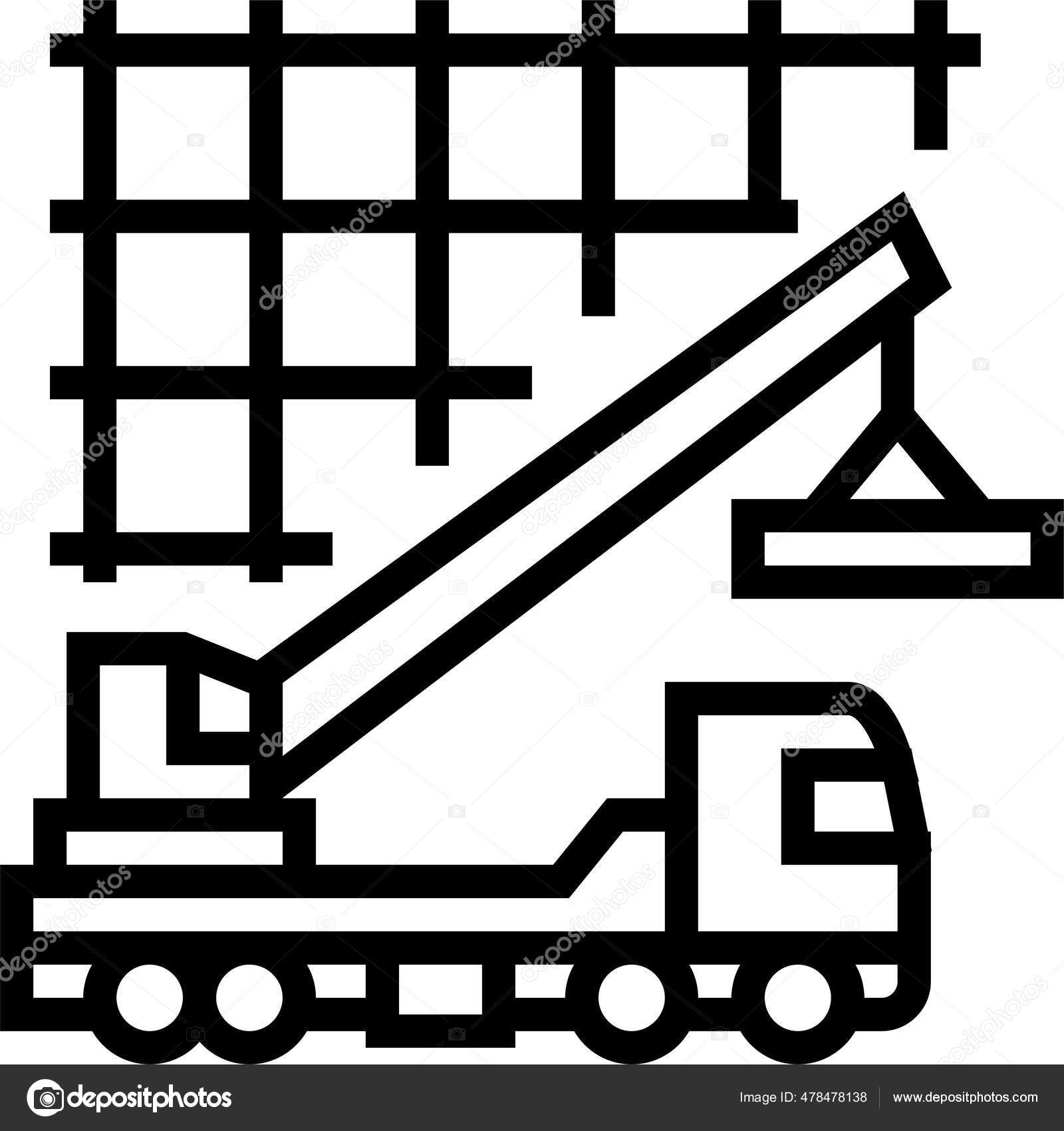 Grue Levage Bâtiment Icône Vecteur par ©iconfinder 478478138
