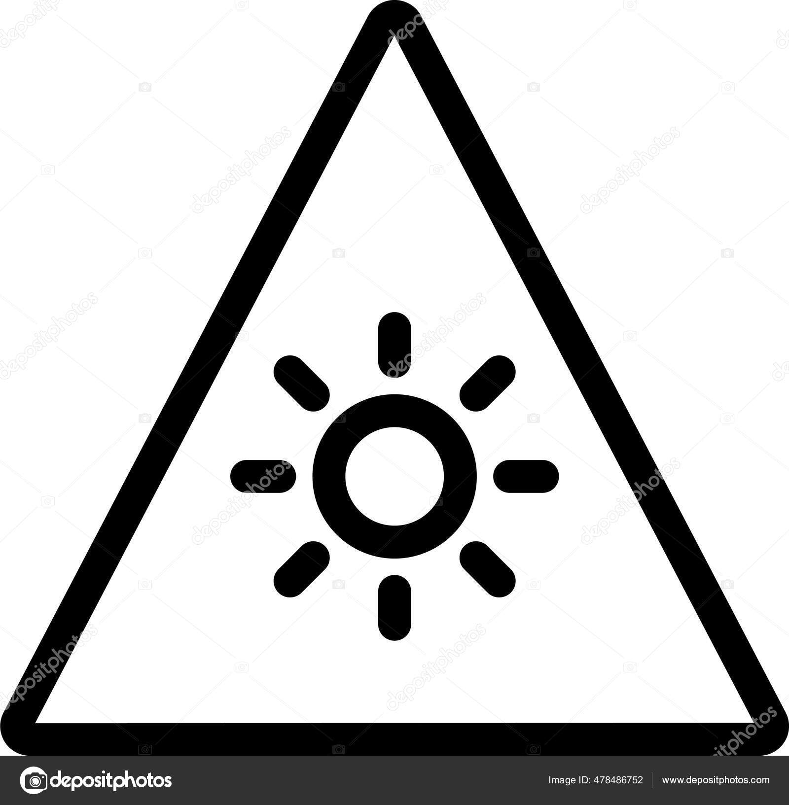 Danger Light Safety Icon Outline Style Stock Vector by ©iconfinder ...