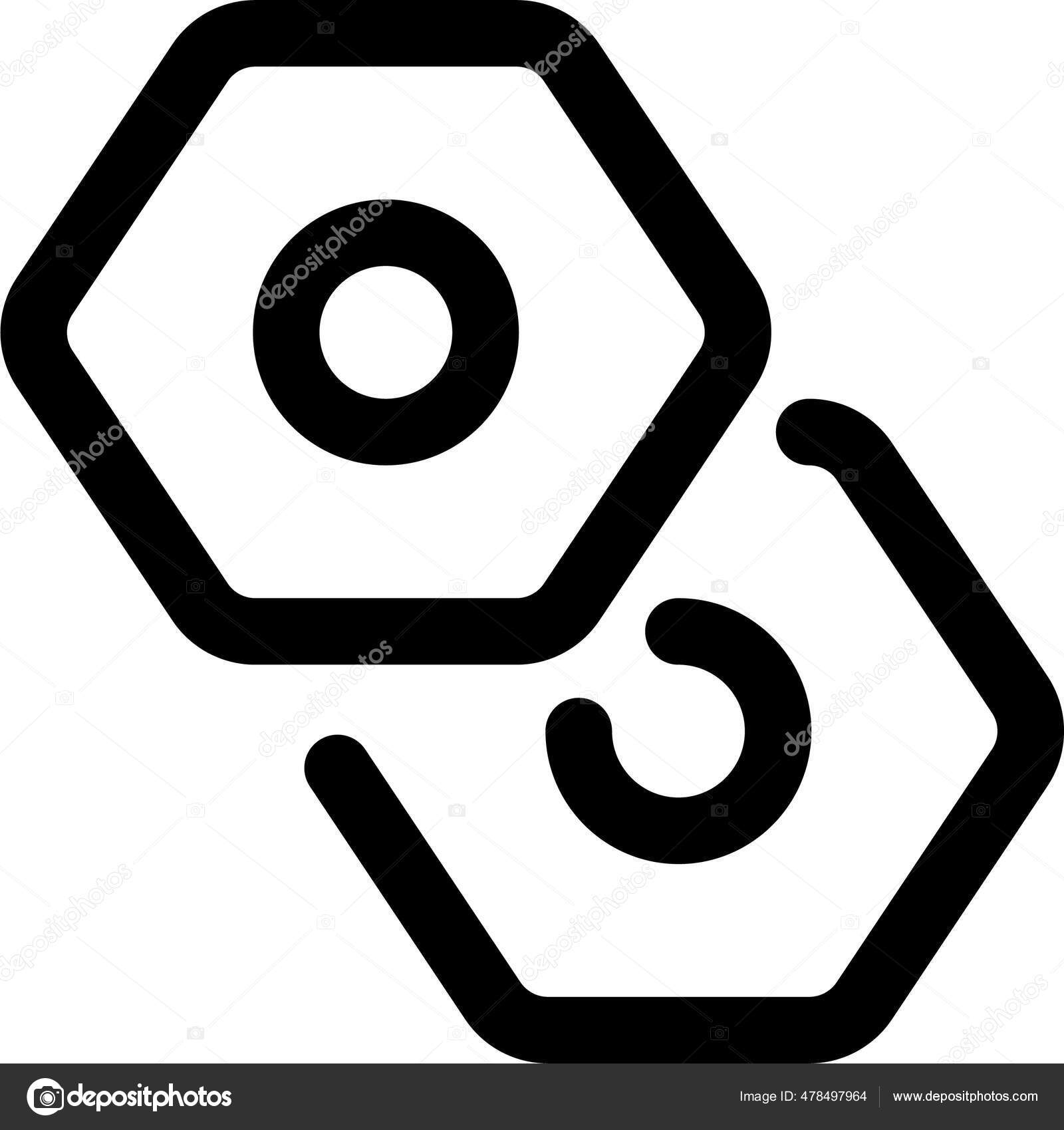 Hardware Nuts Fasteners Icon Outline Style Stock Vector Image by ...