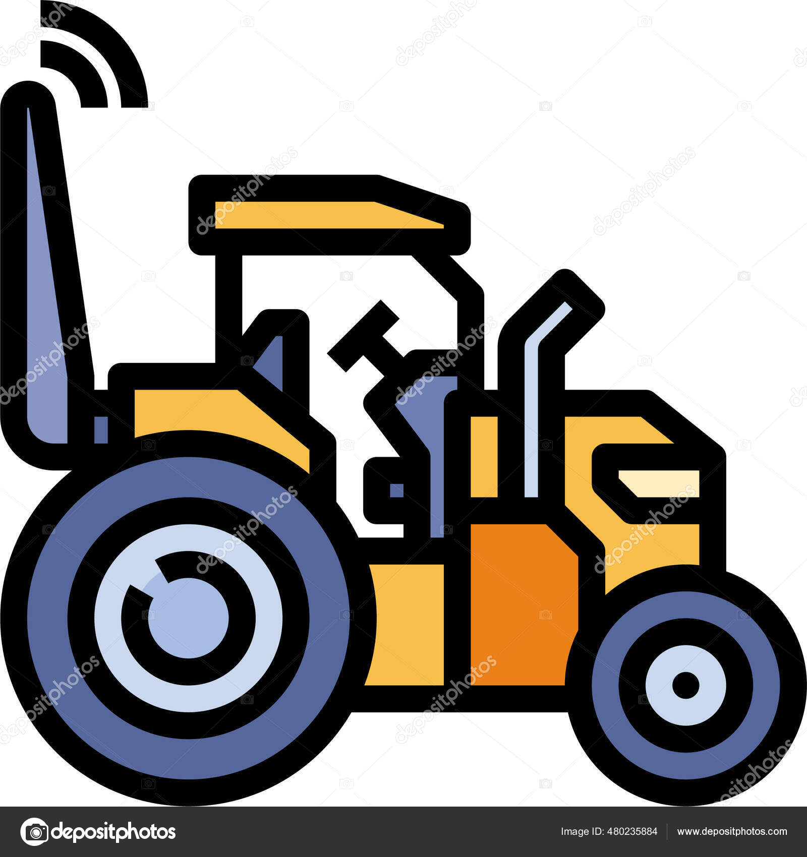 Farm Tractor Icon