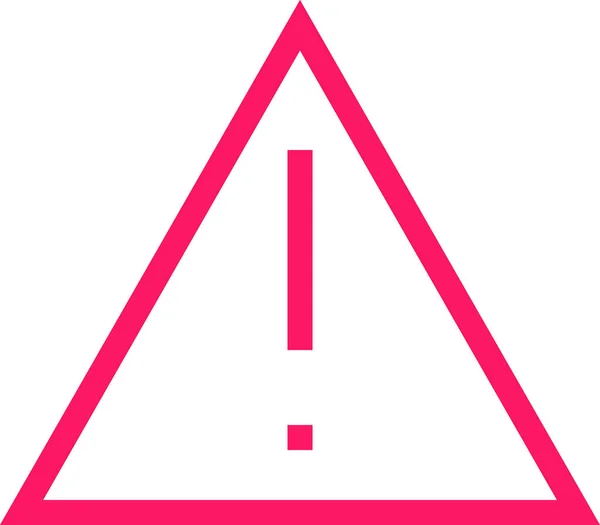 Red Triangle Outline