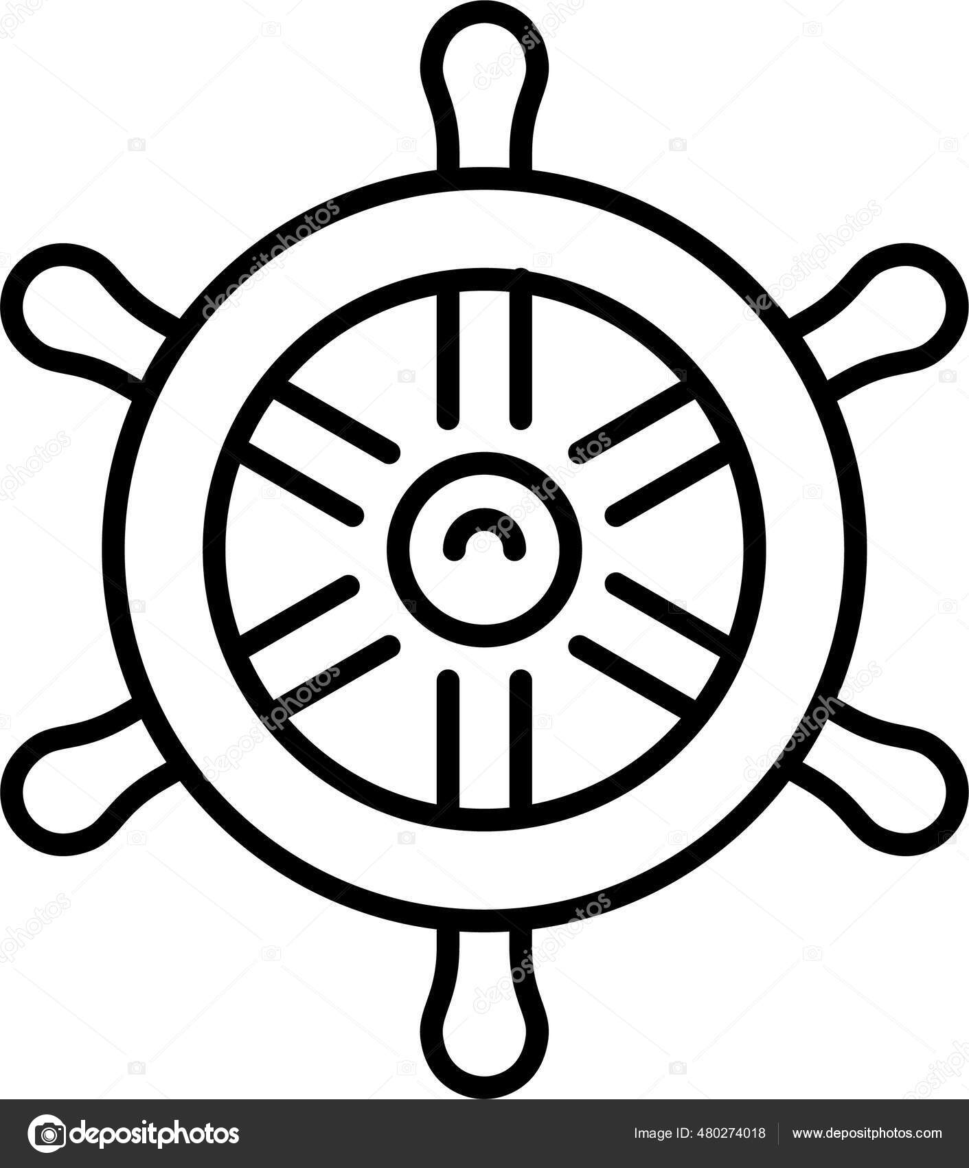 Control Ship Ships Icon Stock Vector by ©iconfinder 480274018