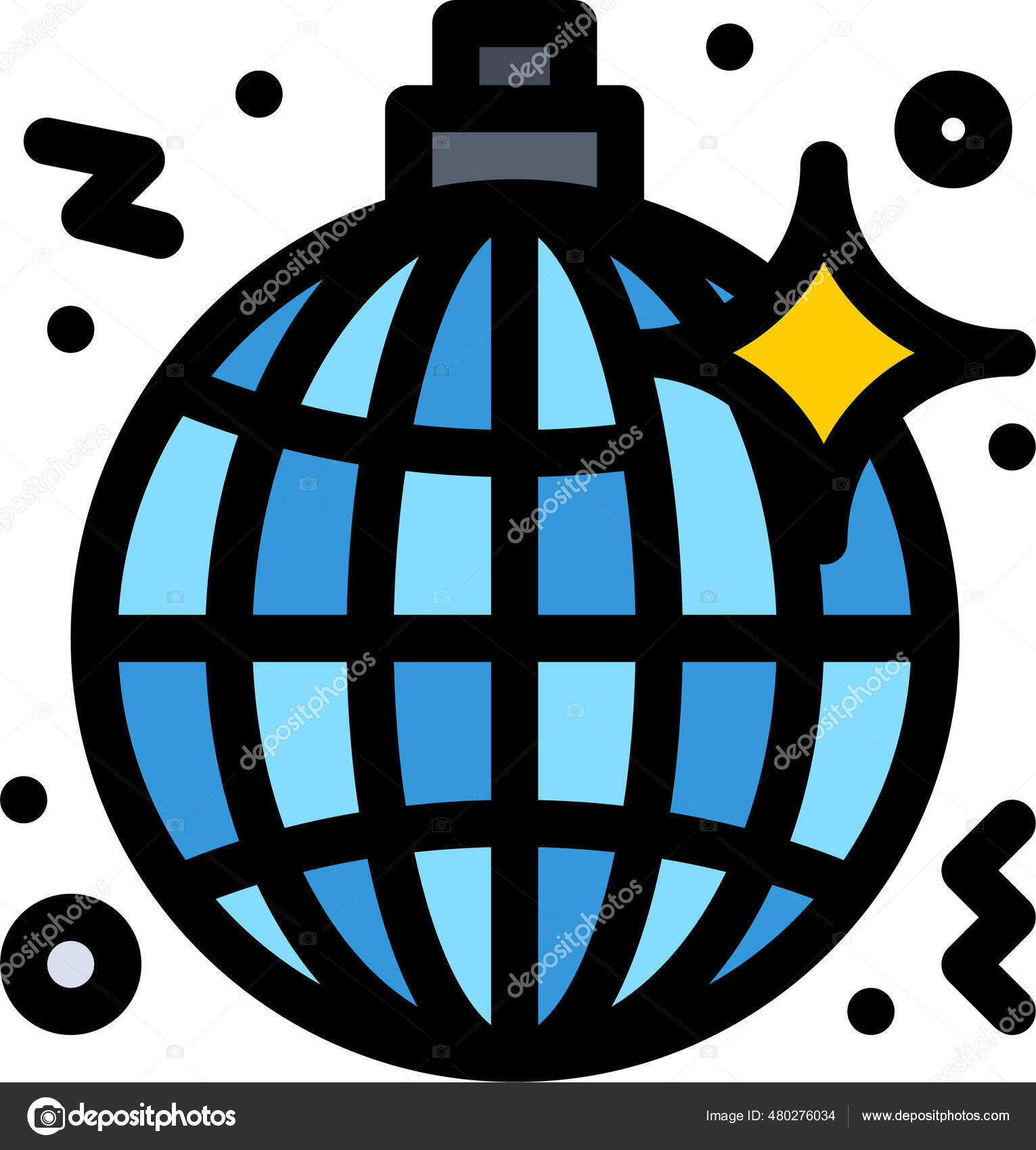 Disco Music Night Icon Stock Vector by ©iconfinder 480276034