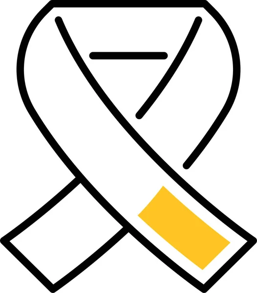 Ribbon Aids Signs Icon Outline Style Stock Vector by ©iconfinder 526517932