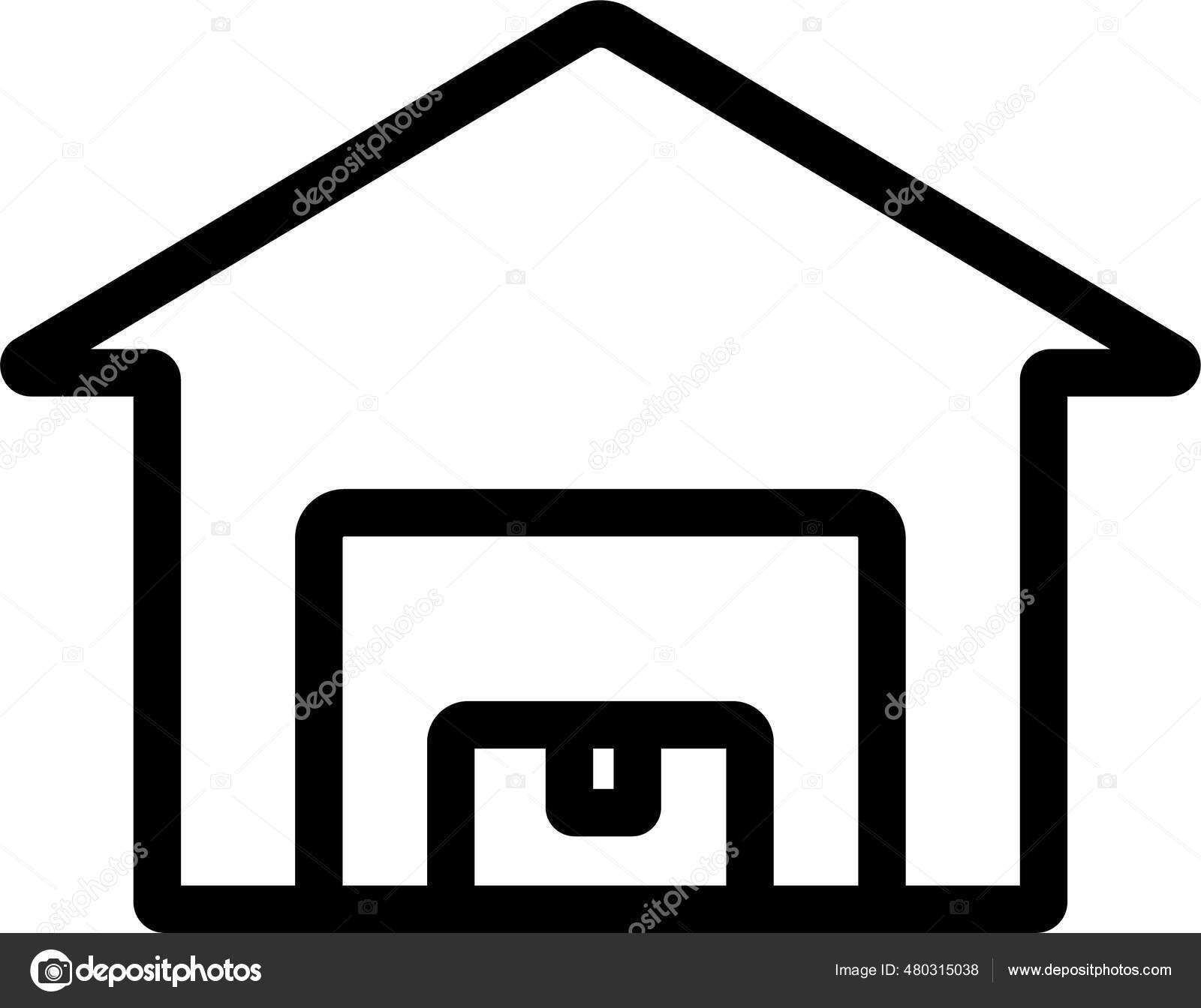 Barn Building Construction Icon Stock Vector by ©iconfinder 480315038